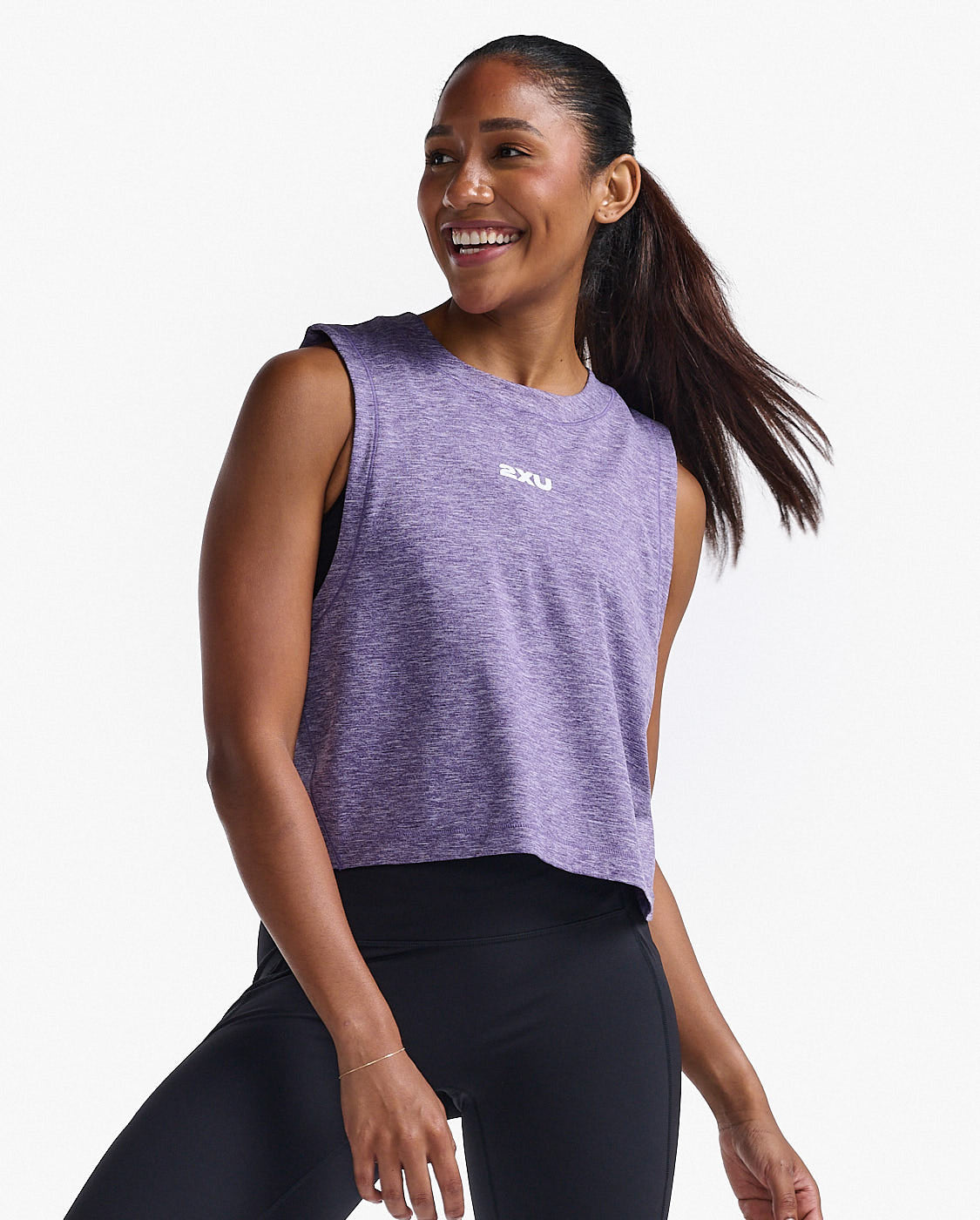 Débardeur Fitness Femme 2XU Motion Crop Tank